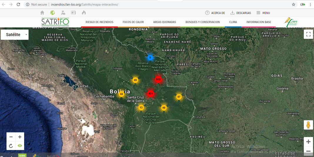 Estos son los focos de calor en Santa Cruz | Mapa en línea - Periodismo ...